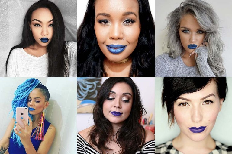 Tendência: Batom azul - Just Lia | Por Lia Camargo